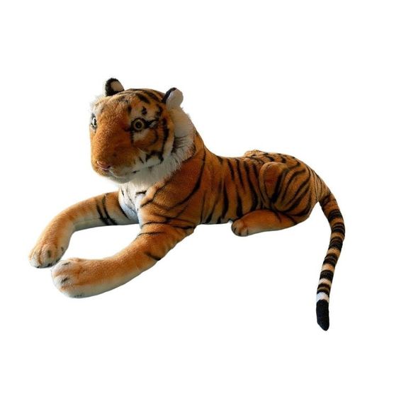 Unknown | Toys | Vintage Tiger Largeplush Stuffedanimal Realistic Rare ...